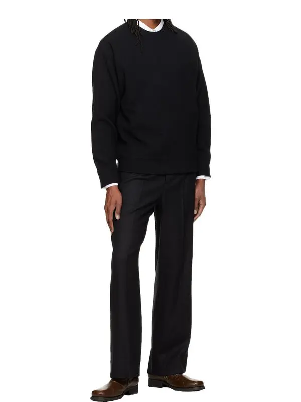 WOOYOUNGMI Logo Knitwear - Black