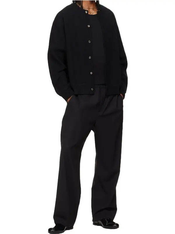 WOOYOUNGMI Button-up Knit Top - Black