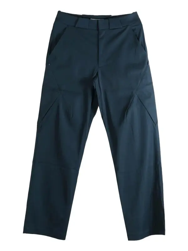 KIKO KOSTADINOV Paneled Trousers With Zippered Pockets - Blue