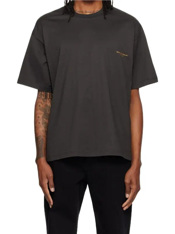 WOOYOUNGMI Logo T-shirt - Grey
