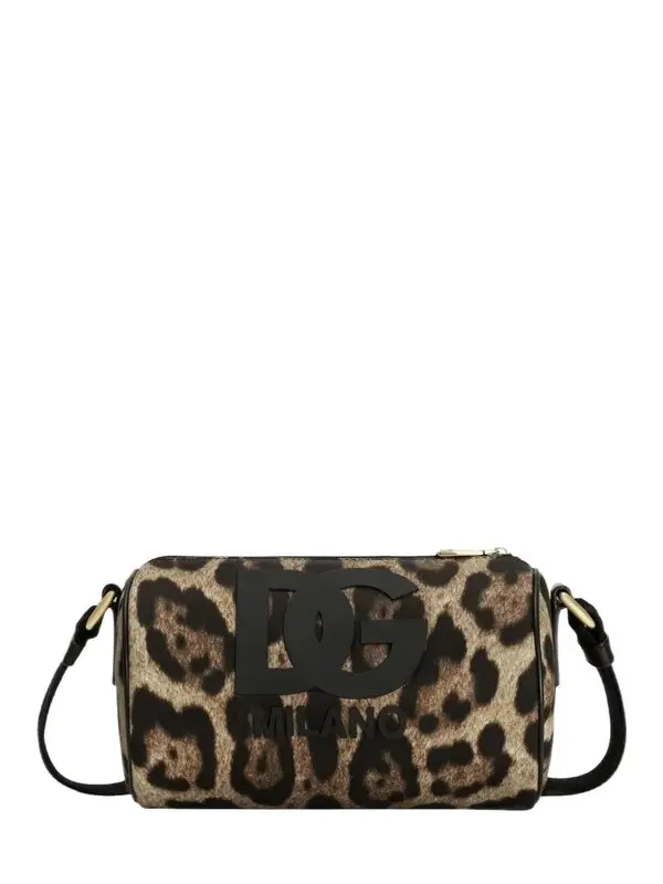 Dolce & Gabbana Logo Leopard-print Mini Bag - Multi-color
