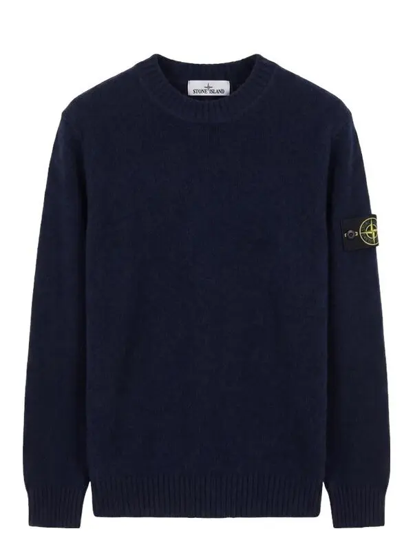 Stone Island Long-sleeved Sweater - Black
