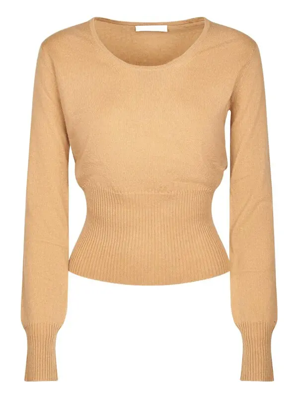 Max Mara Ribbed Knit Sweater - No