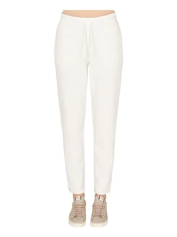 Emporio Armani Drawstring Sweatpants - Cream