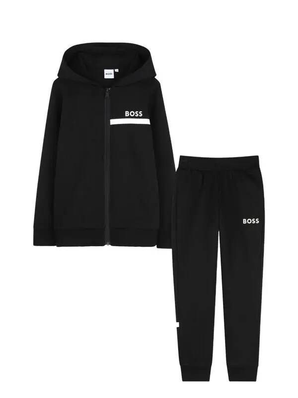 Hugo Boss Fleece Tracksuit Set - Black