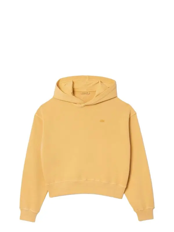 Lacoste Cropped Sweatshirt - Orange