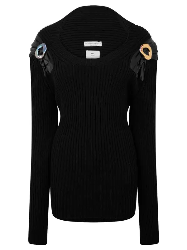 Bottega Veneta Knitted Dress - Black