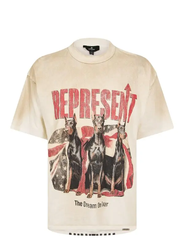 REPRESENT Oversized Tshirt - Nude