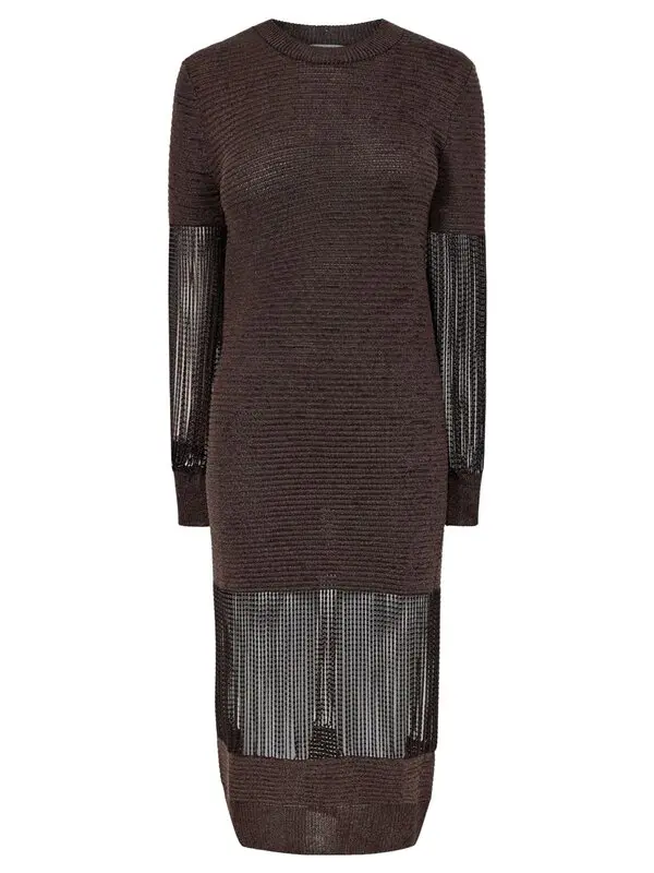Bottega Veneta Knitted Dress - Black