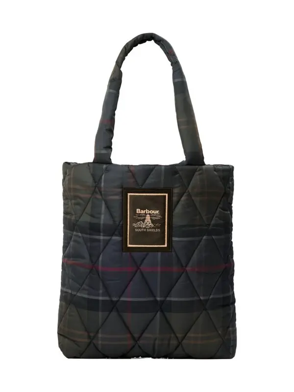 Barbour Quilted Tote Bag - Black