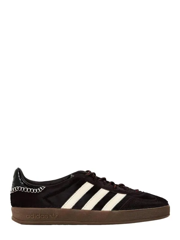 ADIDAS ORIGINALS By Wales Bonner Gazelle Pony Hair Sneakers - Black