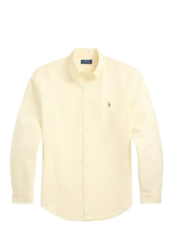 Polo Ralph Lauren Classic Striped Cotton Shirt - Nude