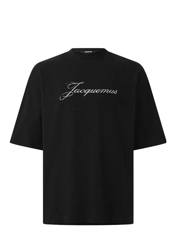 Jacquemus Printed T-shirt - Black