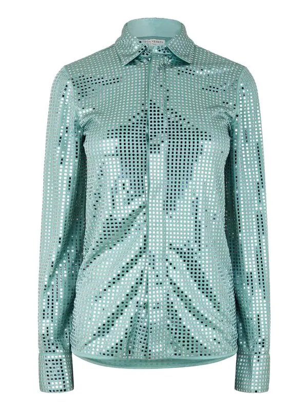 Bottega Veneta Plain Long-sleeve Shirt - Blue