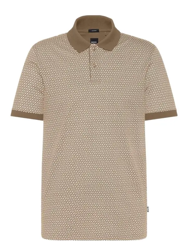 Hugo Boss Casual And Versatile Shortsleeve Top - Nude