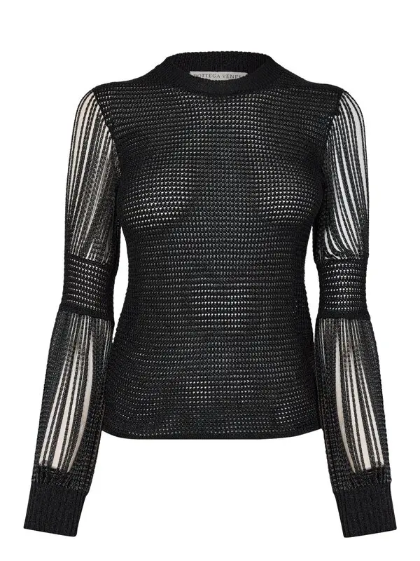 Bottega Veneta Knitted Sweater - Black