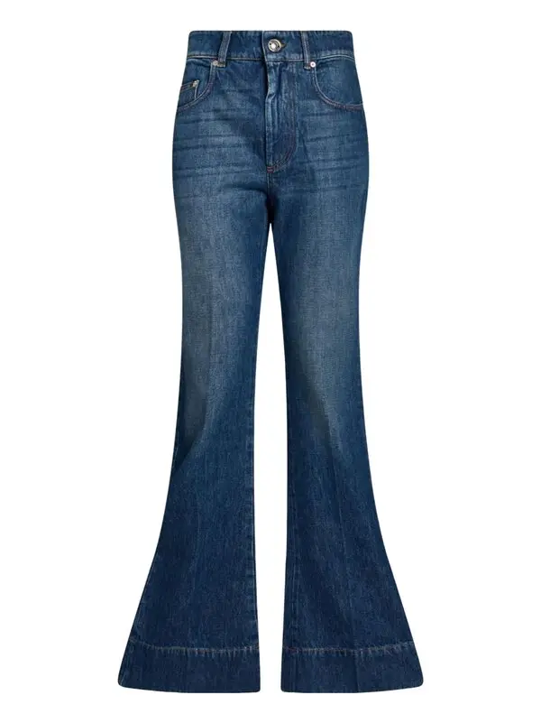 Sportmax Dark Wide-leg Jeans - Blue