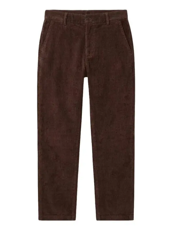 Moncler Corduroy Trousers With Belt Loops - Black