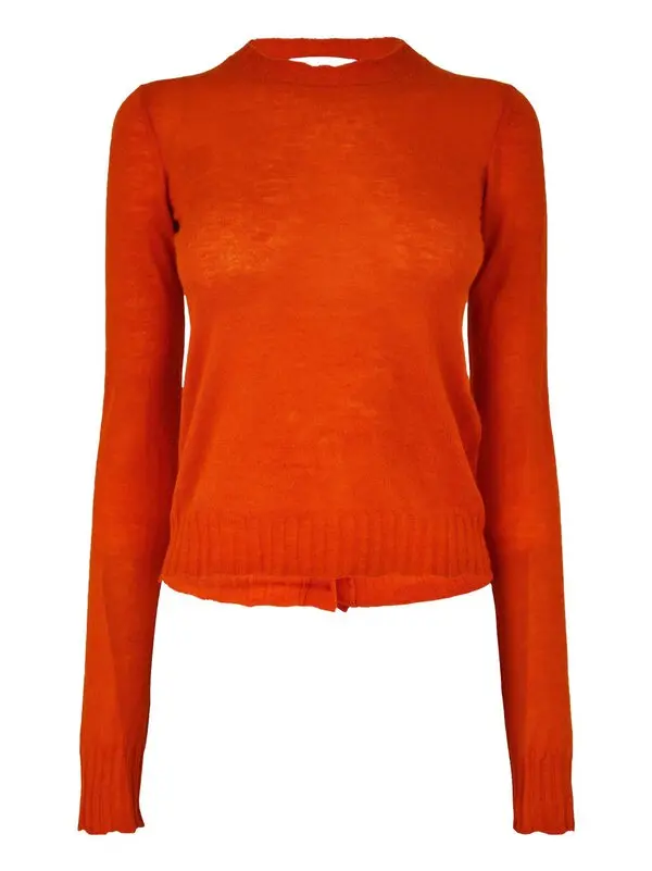 Bottega Veneta Simple Knitted Sweater - Red