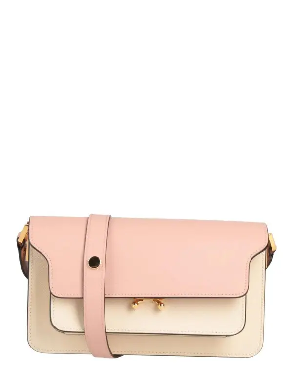 Marni Two-tone Medium Crossbody Bag - Light Brown