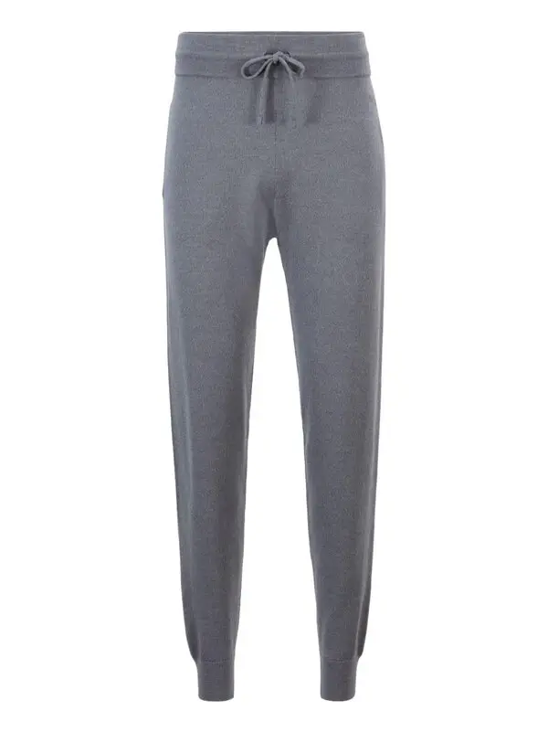Hugo Boss Tailored Drawstring Trousers - Grey