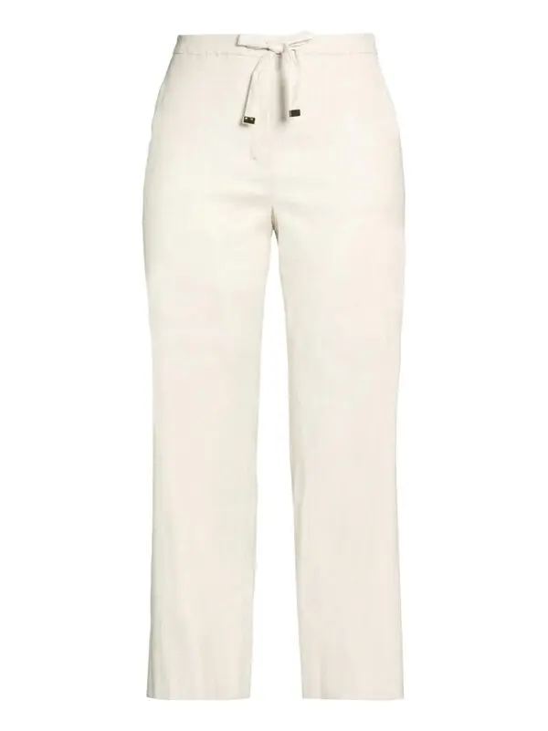 Max Mara Loose-fit Suit Pants With Drawstring - Grey