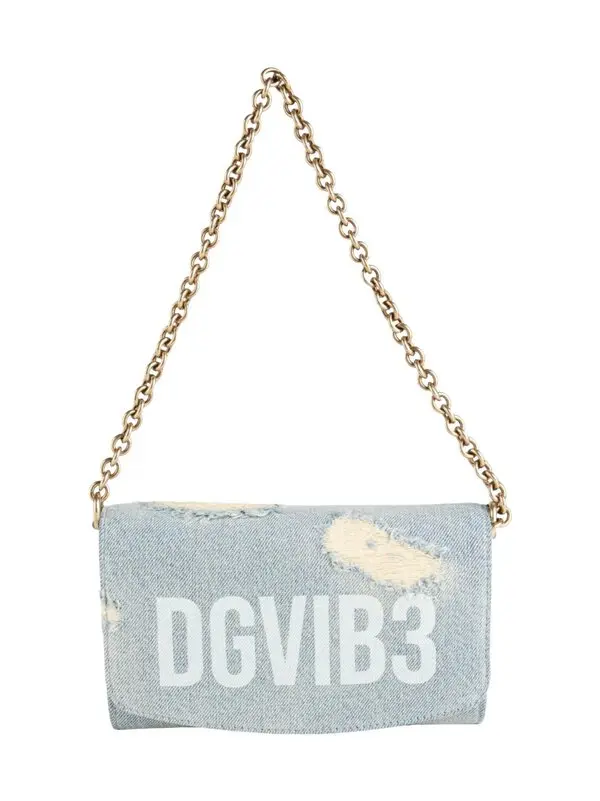 Dolce & Gabbana Denim Handbag With Chain Strap - Blue