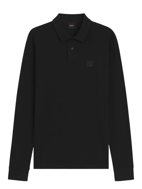 Hugo Boss Longsleeve Polo Shirt - Black