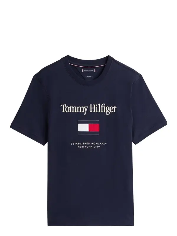 Tommy Hilfiger Crewneck Shortsleeve Tee - Black