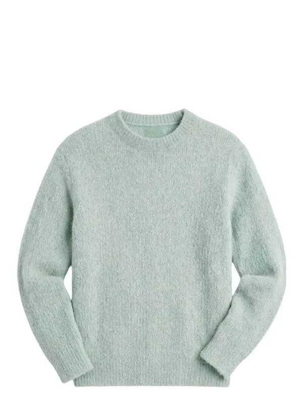 SUNFLOWER Long-sleeved Sweater With Round Neck And Ribbed Details - Green