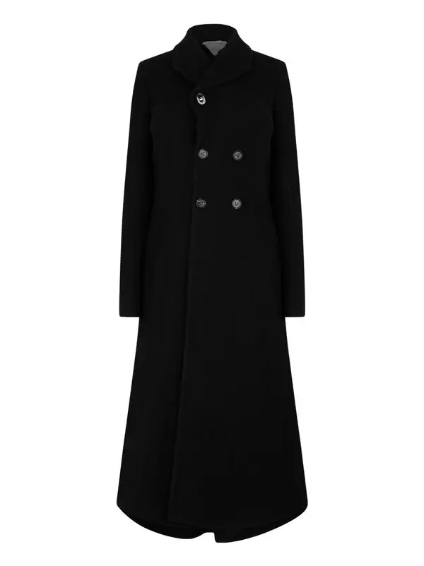 Bottega Veneta Tailored Overcoat - Black