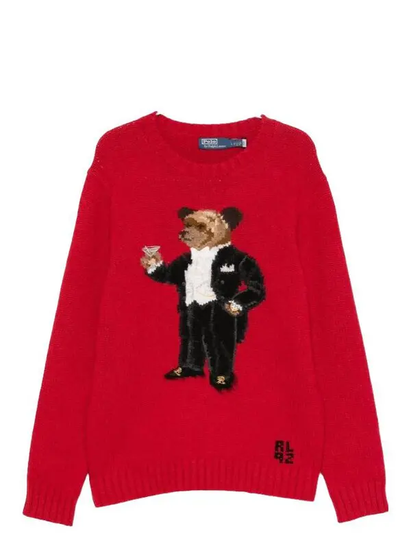Polo Ralph Lauren Long-sleeved Crew-neck Shirt - Red
