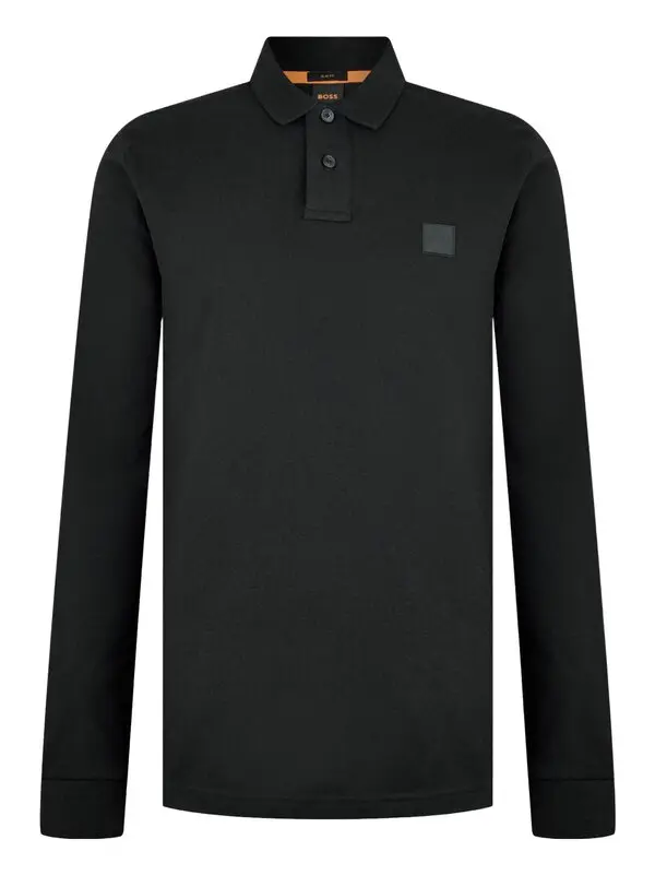 Hugo Boss Casual Longsleeve Polo Shirt - Black