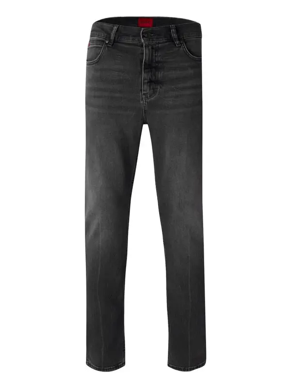 Hugo Boss Straight Leg Jeans - Black