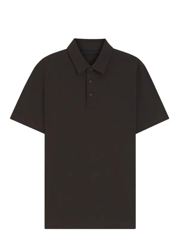 Hugo Boss Short-sleeved Cotton Polo Shirt - Black