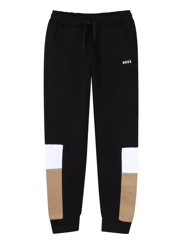 Hugo Boss Colorblock Jogger Pants - Black