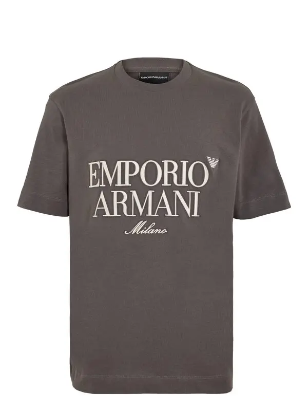 Emporio Armani Simple T-shirt - Black