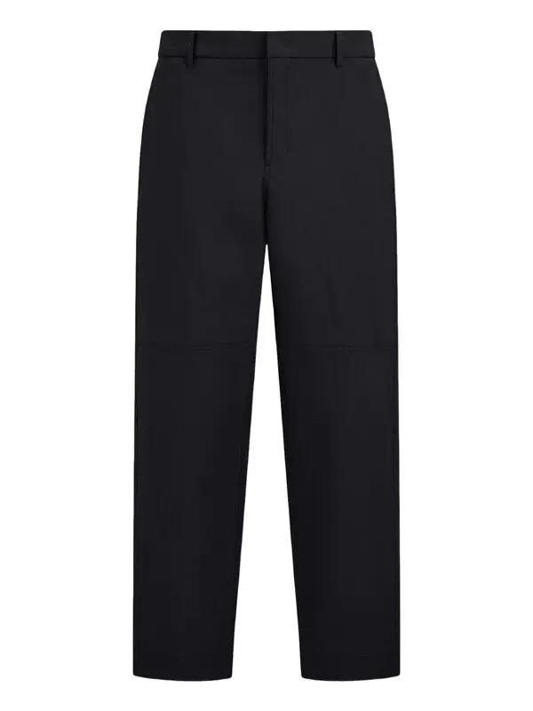 Herno Tailored Straight Leg Trousers - Black