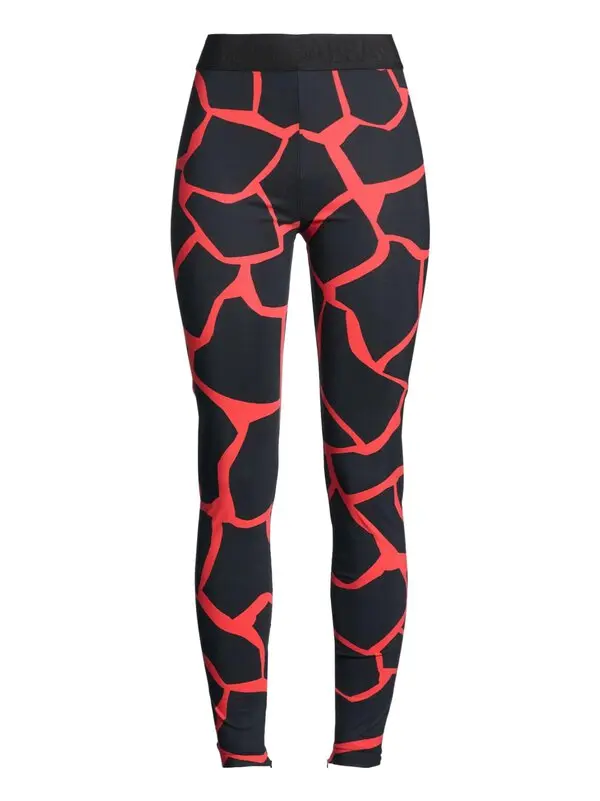 Dolce & Gabbana Two-tone Stretch Leggings - Black