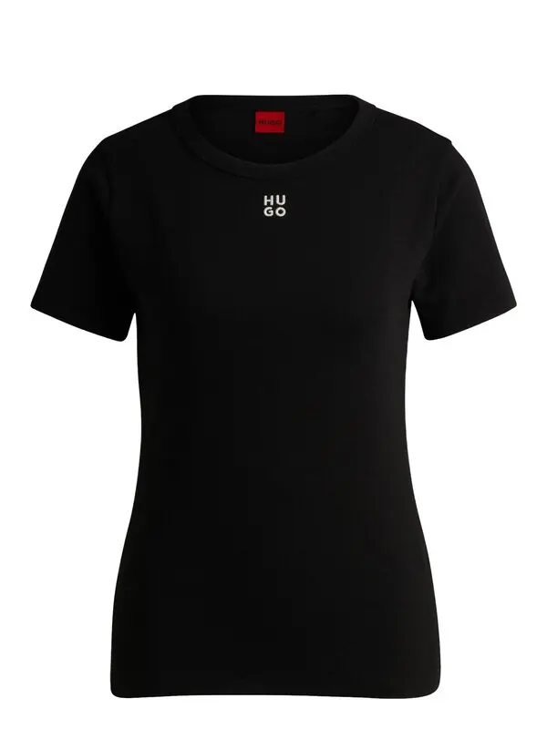 Hugo Boss Cotton Logo T-shirt - Black