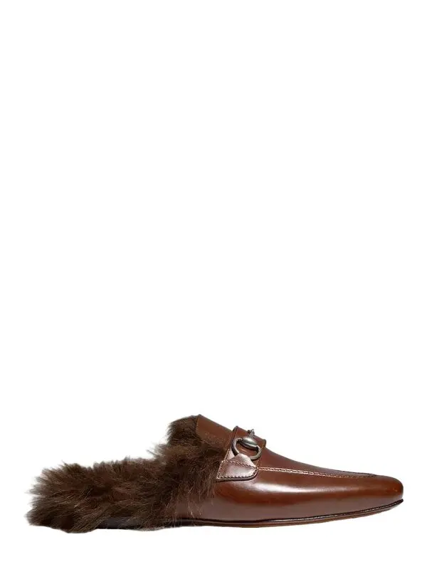 Gucci Casanova Mule - Dark Brown