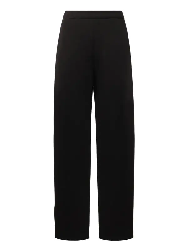 Max Mara Wide-leg Elastic Waist Pants - Black