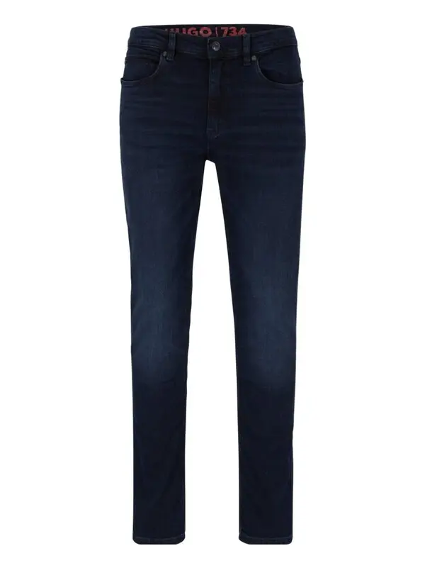 Hugo Boss Slim Fit Dark Wash Denim Jeans - Black