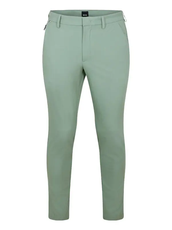 Hugo Boss Tailored Straight Leg Trousers - Green