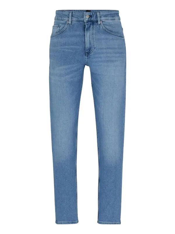 Hugo Boss Lightwash Tapered Jeans - Blue