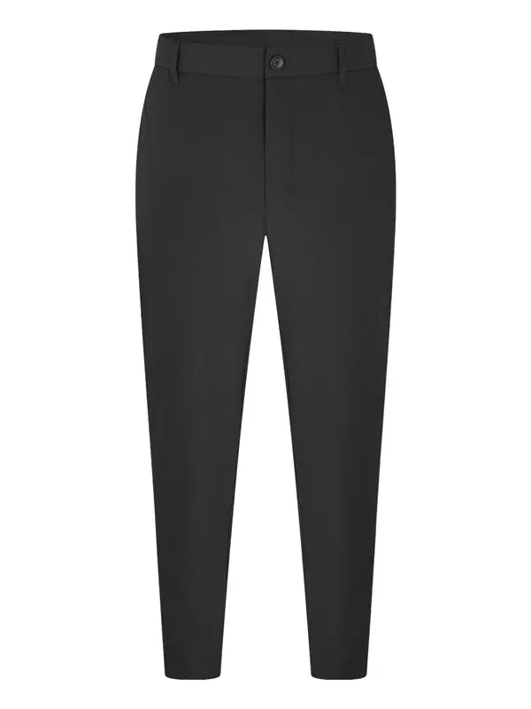 Hugo Boss Straight Leg Tailored Trousers - Black