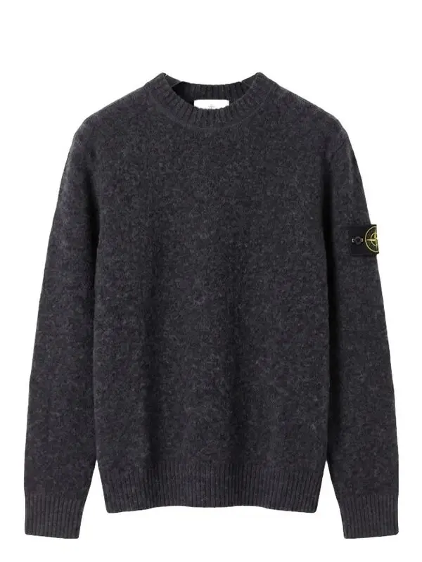 Stone Island Long-sleeved Sweater - Black
