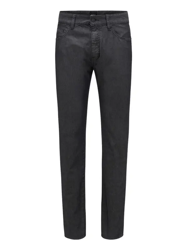 Hugo Boss Slim Fit Coated Trousers - Grey