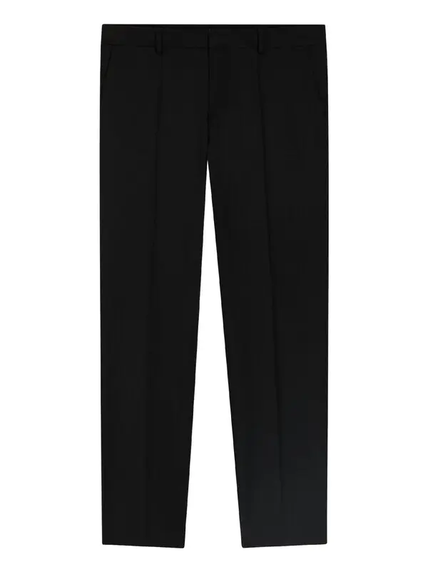 Hugo Boss Tailored Straight Leg Trousers - Black