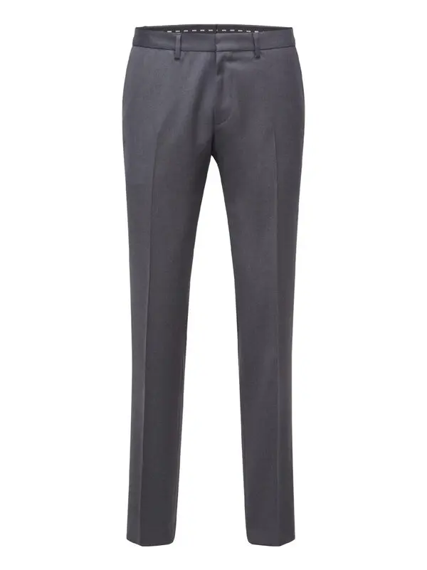 Hugo Boss Tailored Straight Leg Trousers - Grey